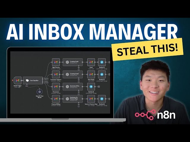 Free Video: Building an AI Agent for Email Automation with n8n - No Code Solution from Nate Herk ...