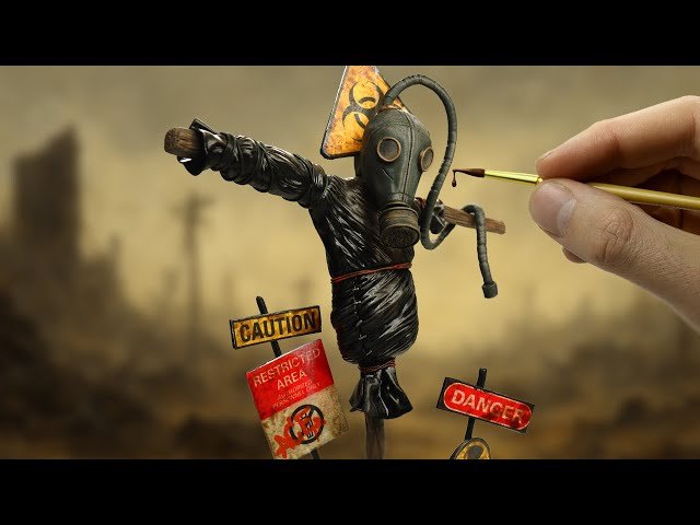Free Video: Making a Post-Apocalyptic Scarecrow Diorama - "The Last ...