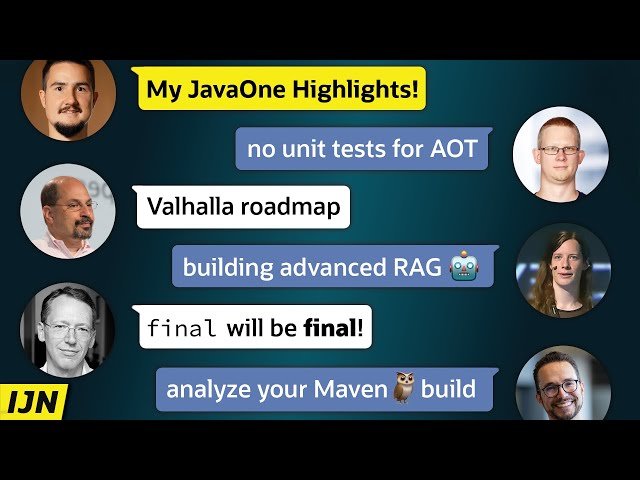 Free Video: JavaOne'25 Highlights - Inside Java Newscast #89 from Java | Class Central