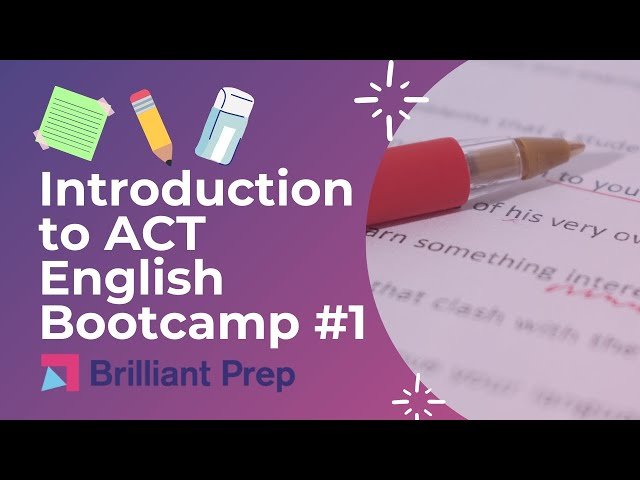 Free Video: ACT English Bootcamp from YouTube | Class Central