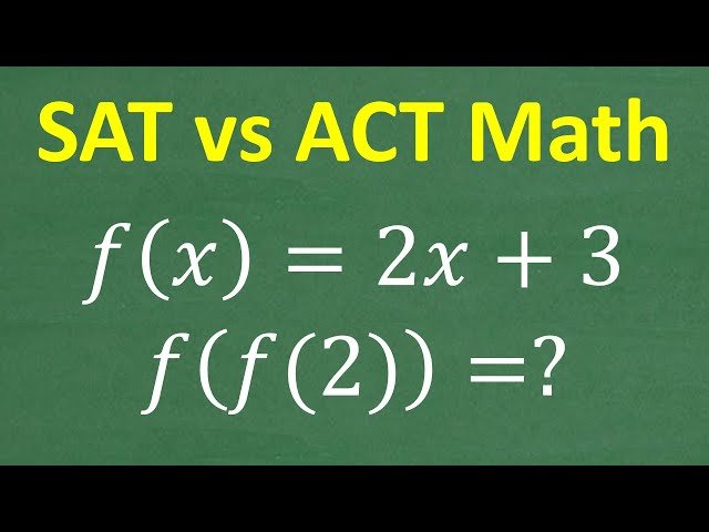 Free Video: SAT vs ACT Math - Same Concept, Different Twists from ...