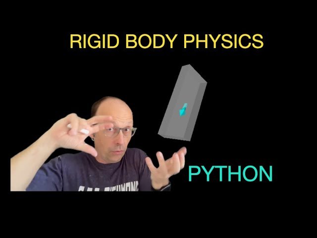 Free Video: Python Physics: Rigid Body Rotations Using the Rotation Matrix and the Inverse ...