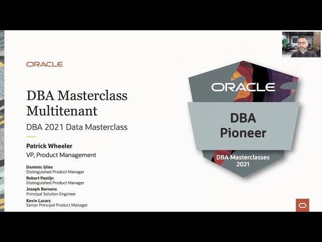 Free Video: Oracle Multitenant Data Masterclass 2021 from Oracle | Class Central