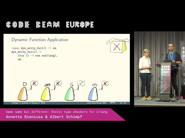 Free Video: Same Same but Different: Static Type Checkers for Erlang from Code Sync | Class Central