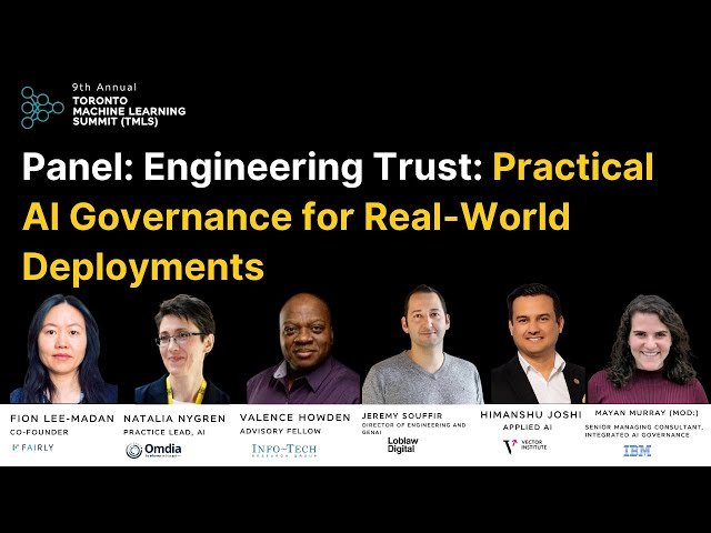 Free Video: Engineering Trust - Practical AI Governance for Real-World Deployments from MLOps ...