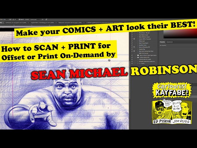Free Video: How to Scan and Print Your Comics and Art with Sean Michael ...
