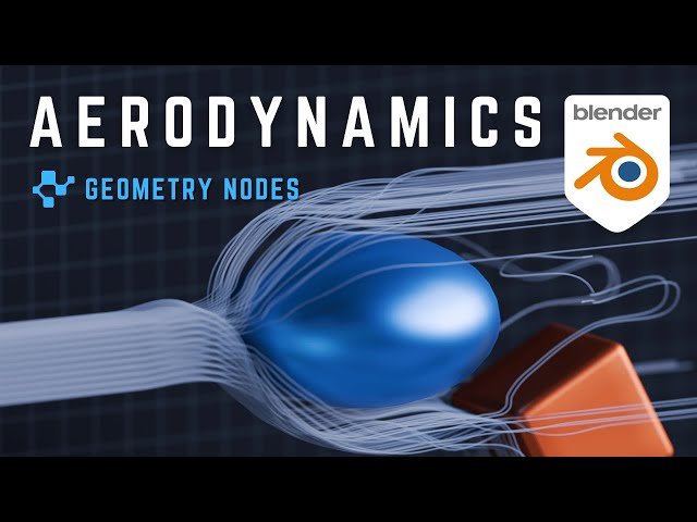 Free Video: Blender Tutorial - Aerodynamic Simulation Using Geometry ...