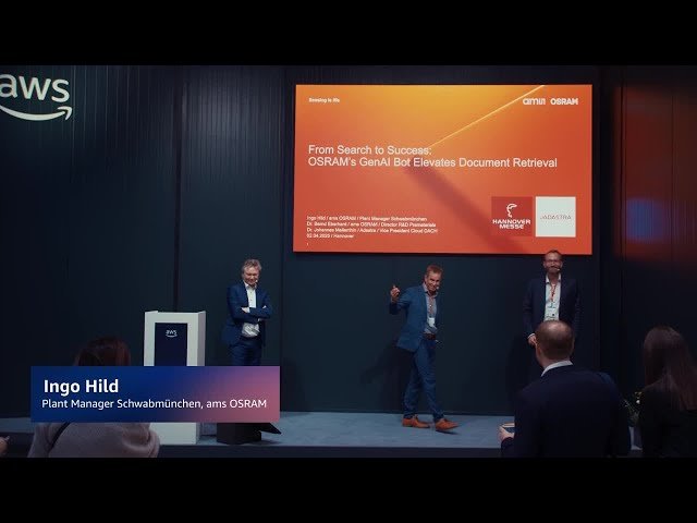 Free Video: From Search to Success: OSRAM's GenAI Bot Elevates Document ...