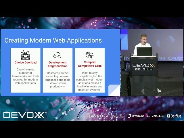 Free Video: Java-Centric Web Development - The Advantages of a Single Stack Approach from Devoxx ...
