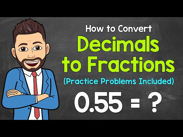 Free Video: Converting a Decimal to a Fraction from Math with Mr. J ...