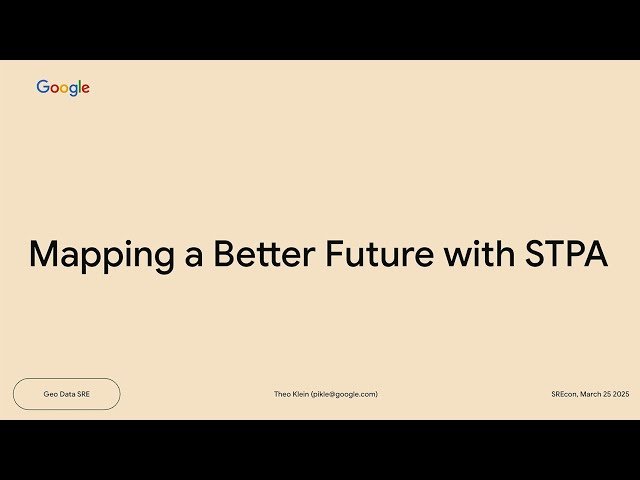 Free Video: Mapping a Better Future with STPA from USENIX | Class Central