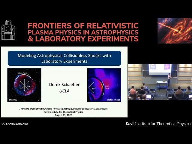 Free Video: Modeling Astrophysical Collisionless Shocks with Laboratory ...