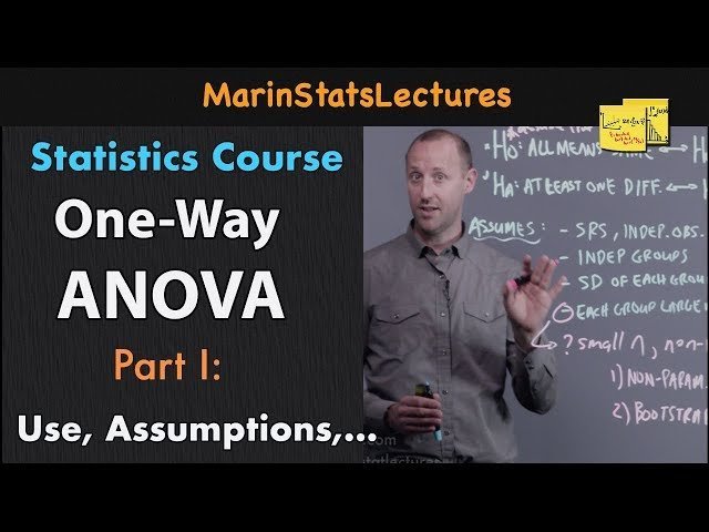 Free Video: Analysis of Variance - ANOVA Statistics and ANOVA with R ...