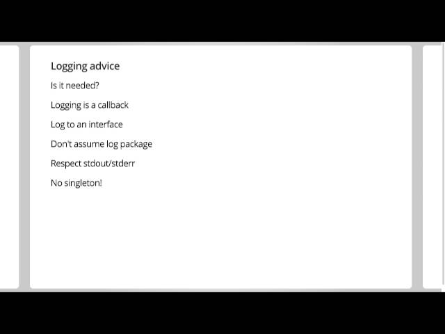 Gophercon Talk Practical Advice For Go Library Authors From Gopher Academy Class Central