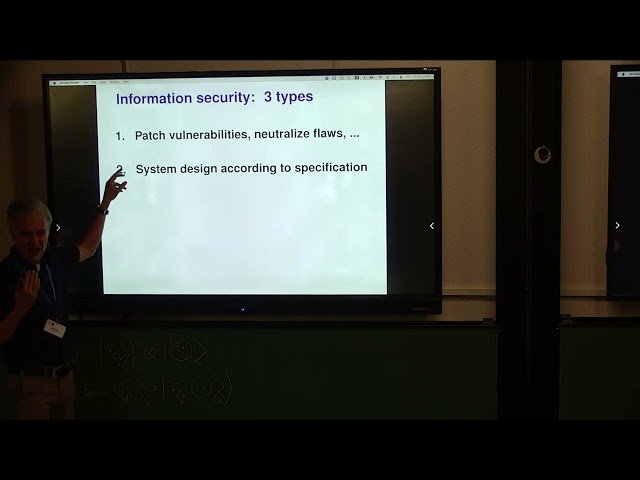 Free Video: Information Theoretic Security I & II from NCCR SwissMAP | Class Central