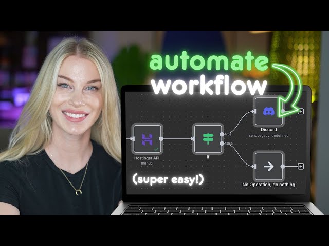 Free Video: How to Automate Workflows with n8n and Hostinger - Full Tutorial from Code with Ania ...