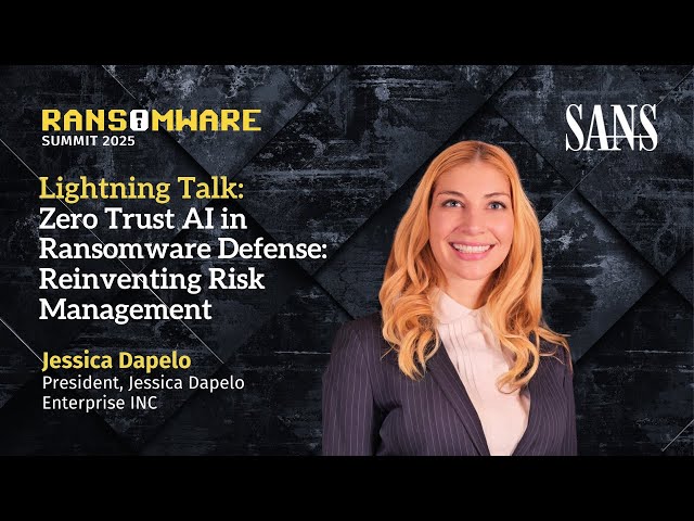 Free Video: Zero Trust AI in Ransomware Defense - Reinventing Risk ...