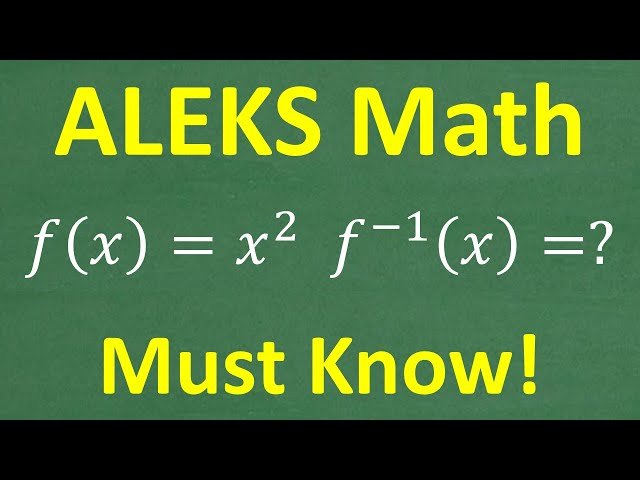 Free Video: Taking the ALEKS Math Placement Exam - You MUST Know This ...