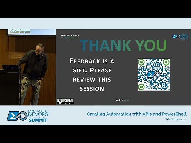 Free Video: Creating Automation with APIs and PowerShell from Confreaks | Class Central