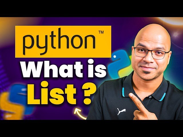 Free Video: Python Lists - Data Structure Fundamentals and Methods - #8 from Telusko | Class Central