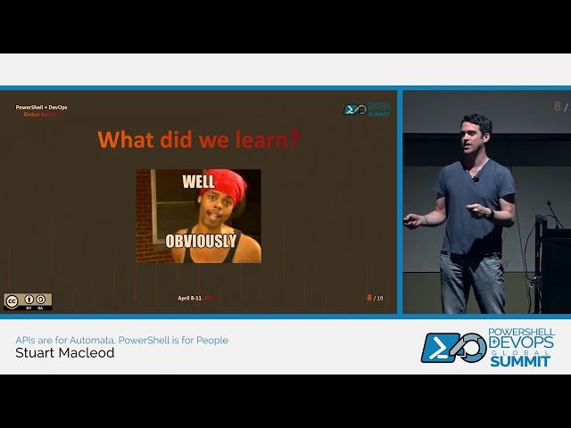 Free Video: APIs are for Automata, PowerShell is for People from Confreaks | Class Central