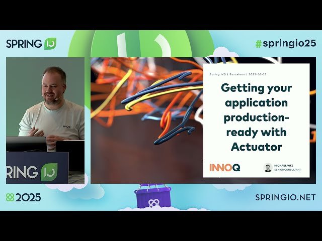 Free Video: Getting Your Application Production-Ready with Actuator from Spring I/O | Class Central