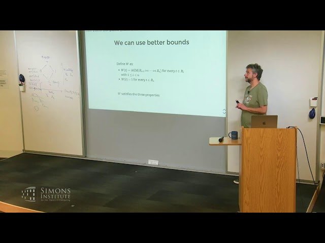 Free Video: Sampling in Query Evaluation - Lecture 1 from Simons Institute | Class Central