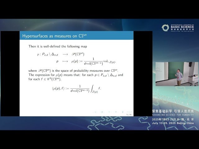 Free Video: Optimal Transport Between Algebraic Hypersurfaces from ...