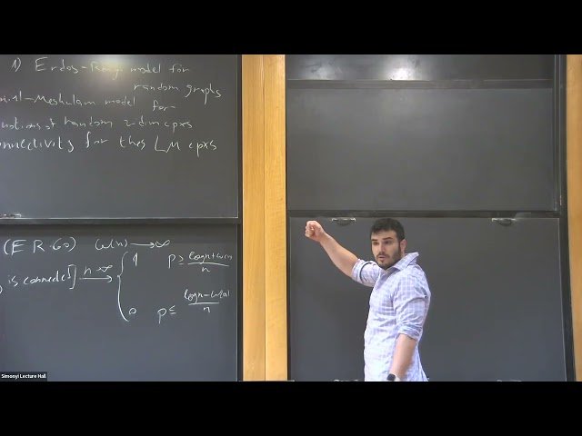 Free Video: Linial-Meshulam Complexes from Institute for Advanced Study ...