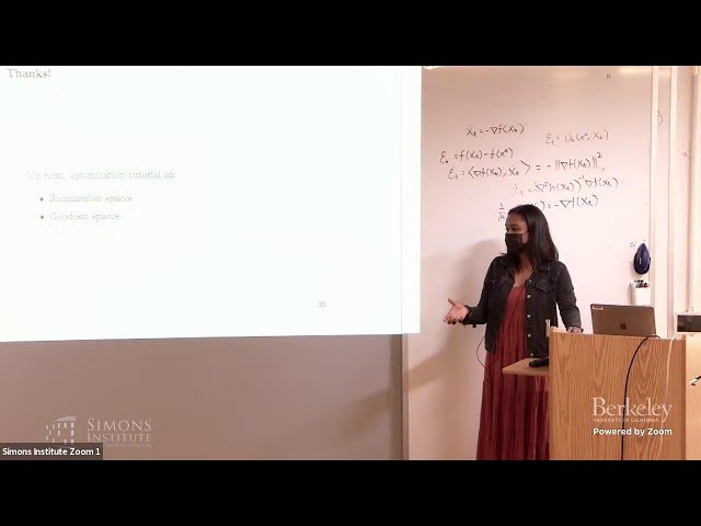 Free Video: Optimization Crash Course from Simons Institute | Class Central