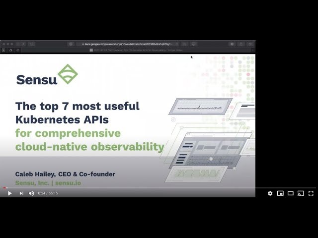 Free Video: The Top 7 Most-Useful Kubernetes APIs for Comprehensive ...