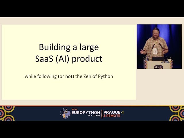 Free Video: Building a Large SaaS AI Product with Python - The Tale of Three Ecosystems from ...