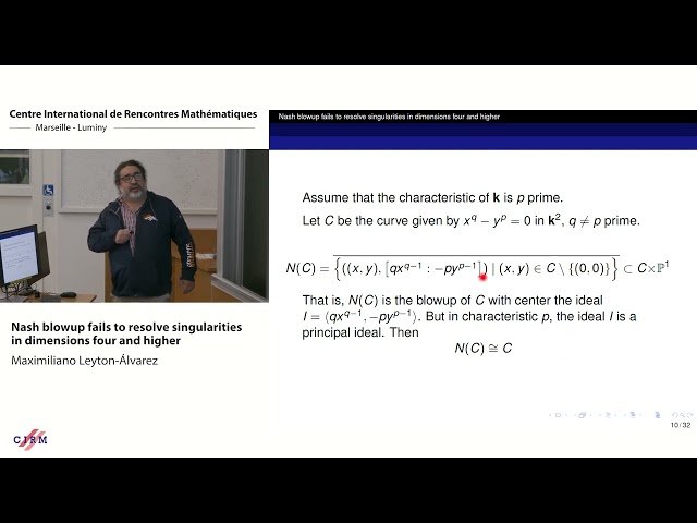 Free Video: Nash Blowup Fails to Resolve Singularities in Dimensions Four and Higher from Centre ...