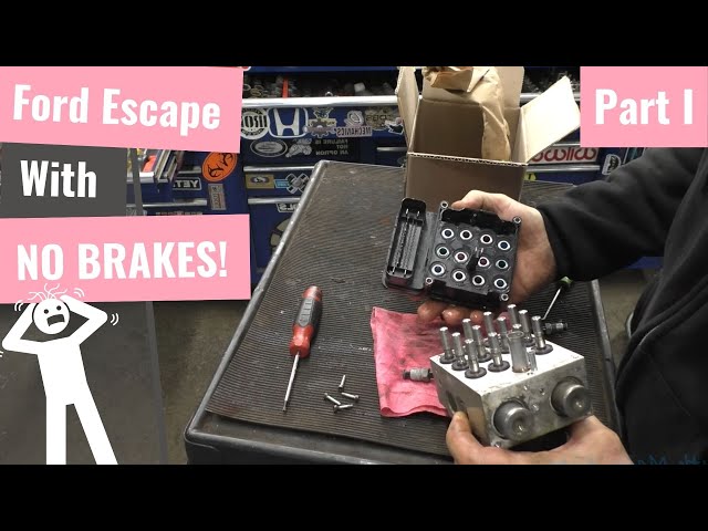 Free Video: Ford Escape Brake System Repair - ABS Unit Replacement ...