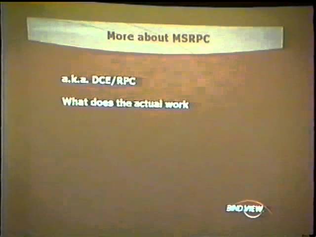 Black Hat Talk: Null Sessions, MSRPC, and Windows 2000 from Black Hat ...