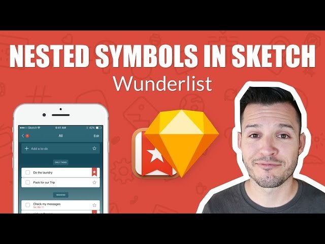 Free Course: Nested Symbols in Sketch - Wunderlist Todo App - Let's Make That in Sketch from ...