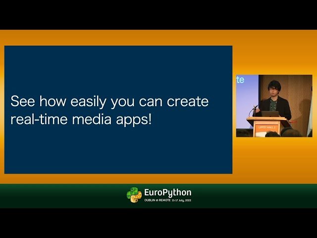 Europython Talk Real Time Browser Ready Computer Vision Apps With Streamlit From Europython