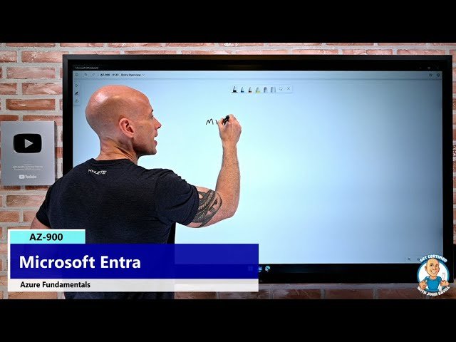 Free Video: Microsoft Entra Overview - AZ-900 Certification Course - January 2023 from John ...