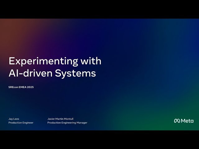 Free Video: Experimenting with AI-Driven Systems from USENIX | Class Central