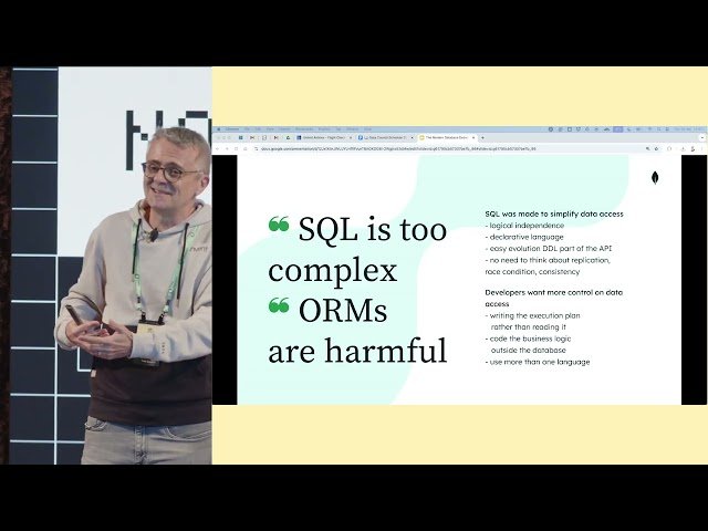 Free Video: The Modern Database Debate: PostgreSQL and MongoDB from Data Council | Class Central