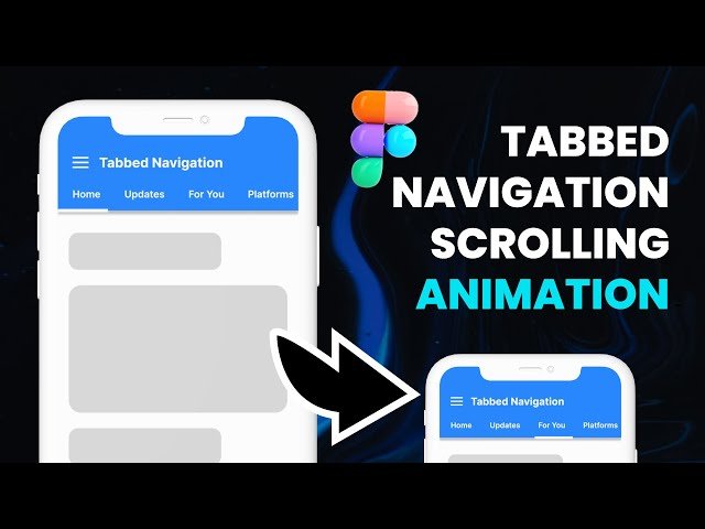 Free Video: Figma Tabbed Page Navigation Controller Design and Animation - 2023 from Create ...