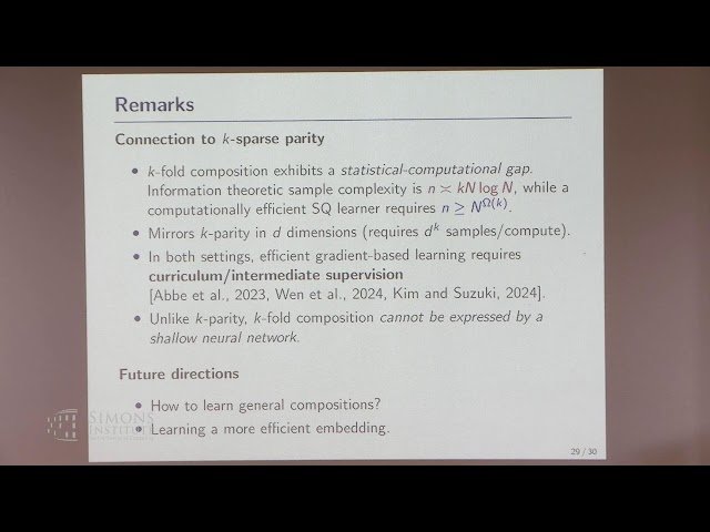 Free Video Transformers Can Learn Compositional Function From Simons Institute Class Central
