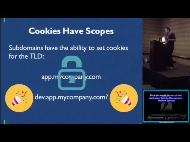 Conference Talks Talk: The Little Known Horrors of Web Application Session Management from ...