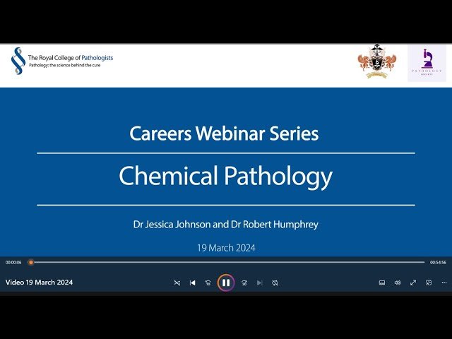 Free Video: Chemical Pathology Careers - Overview and Personal ...