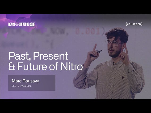 Free Video: The Past, Present and Future of Nitro - React Native Library Development from ...