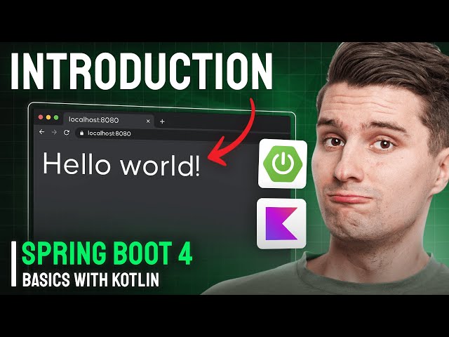 Free Video: Project Creation and First Hello World App - Spring Boot 4 Basics With Kotlin from ...