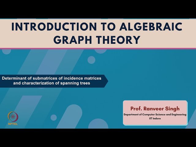 Free Video: Determinant of Submatrices of Incidence Matrices and ...