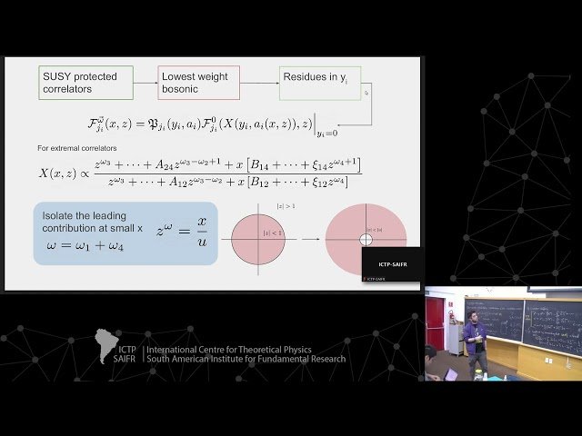 Free Video: Spectral Flow and Extremal Four-Point Functions on AdS3 x S3 x T4 from ICTP-SAIFR ...