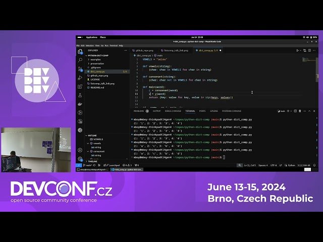 Free Video: Step Up Your Python Dict Game: Dict Comprehensions from DevConf | Class Central