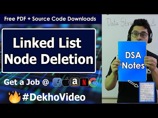 Free Video Deleting Nodes From Linked List C Code For Various Deletion Operations From